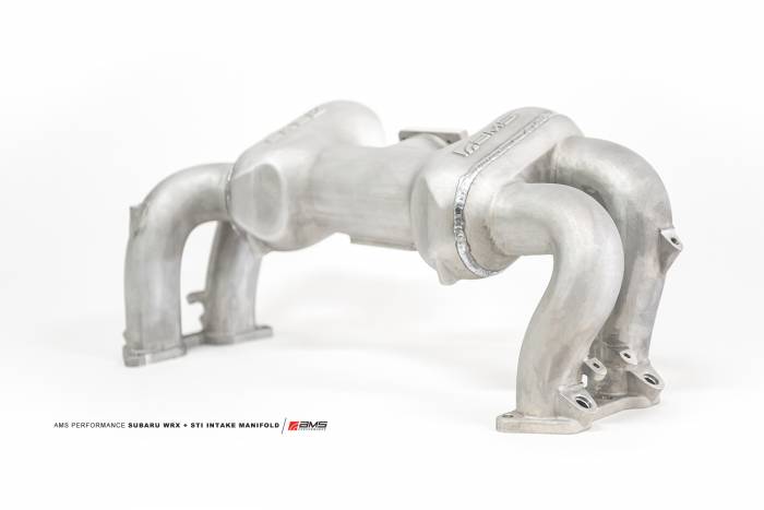 AMS EJ25 Intake Manifold - Reverse Rotation - UNCOATED - 2002-2014 WRX
