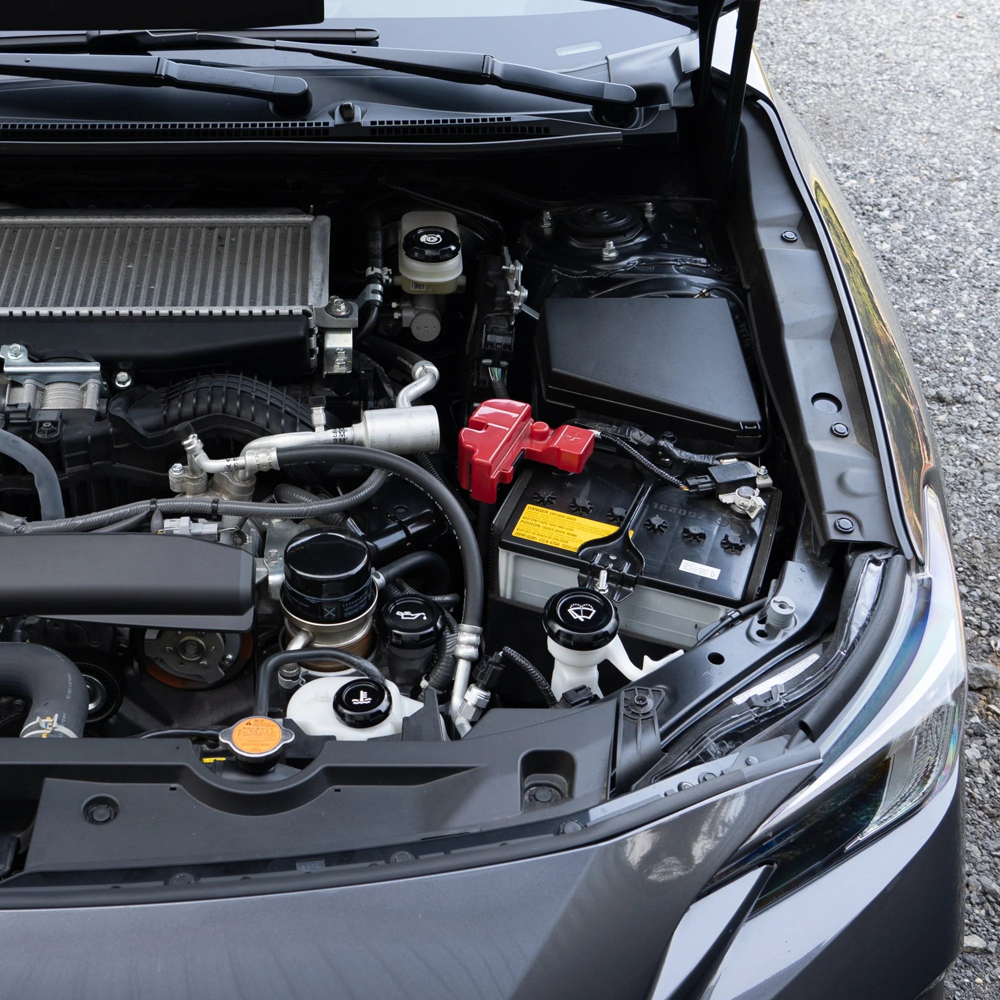 BILLETWORKZ ENGINE BAY CAPS - ZERO SERIES - FLUID ENGRAVINGS - 2015-21