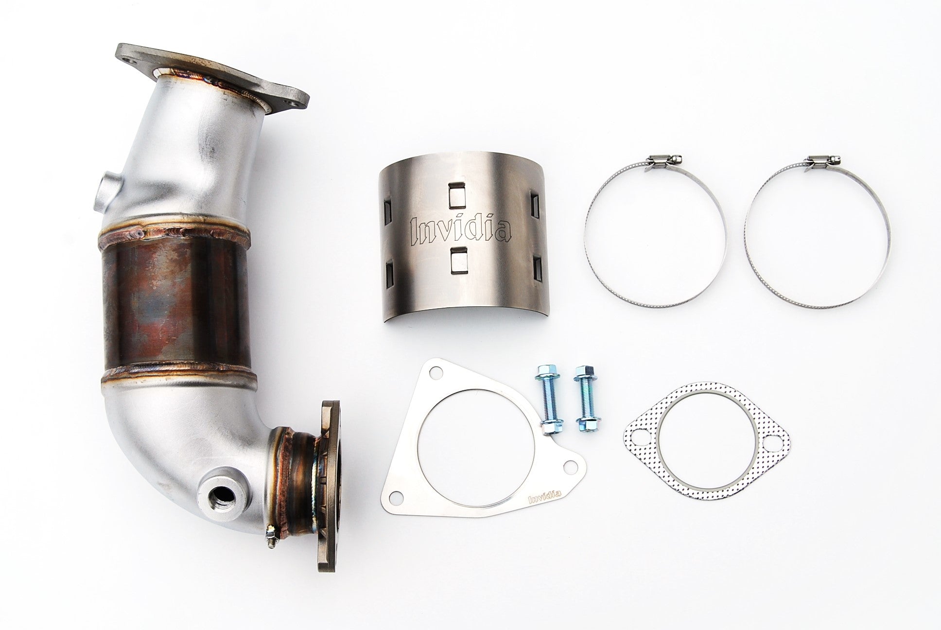 Invidia J-Pipe w/ High Flow Cat - Front section only - 2022+ Subaru WR