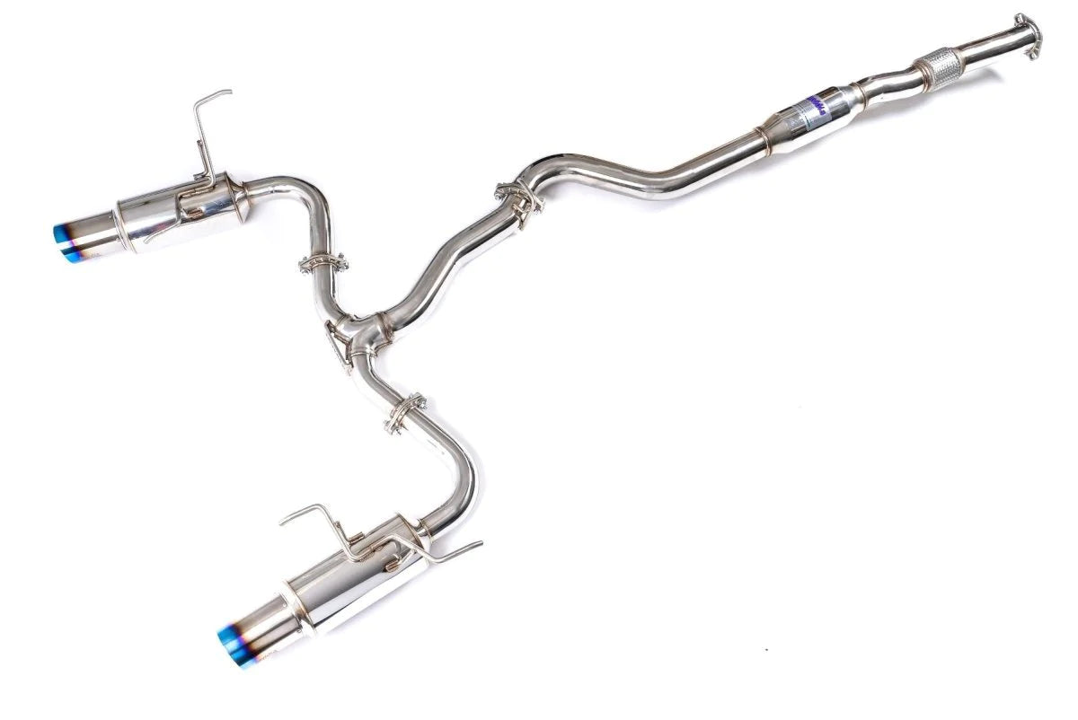 Invidia N1 Dual Stainless Steel Catback Exhaust w/ Titanium Tips - 202